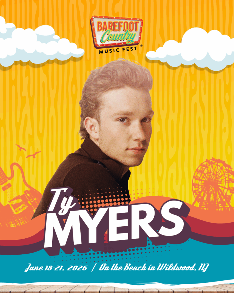 Ty Myers Joins Barefoot Country Music Fest - June 18-21, 2026